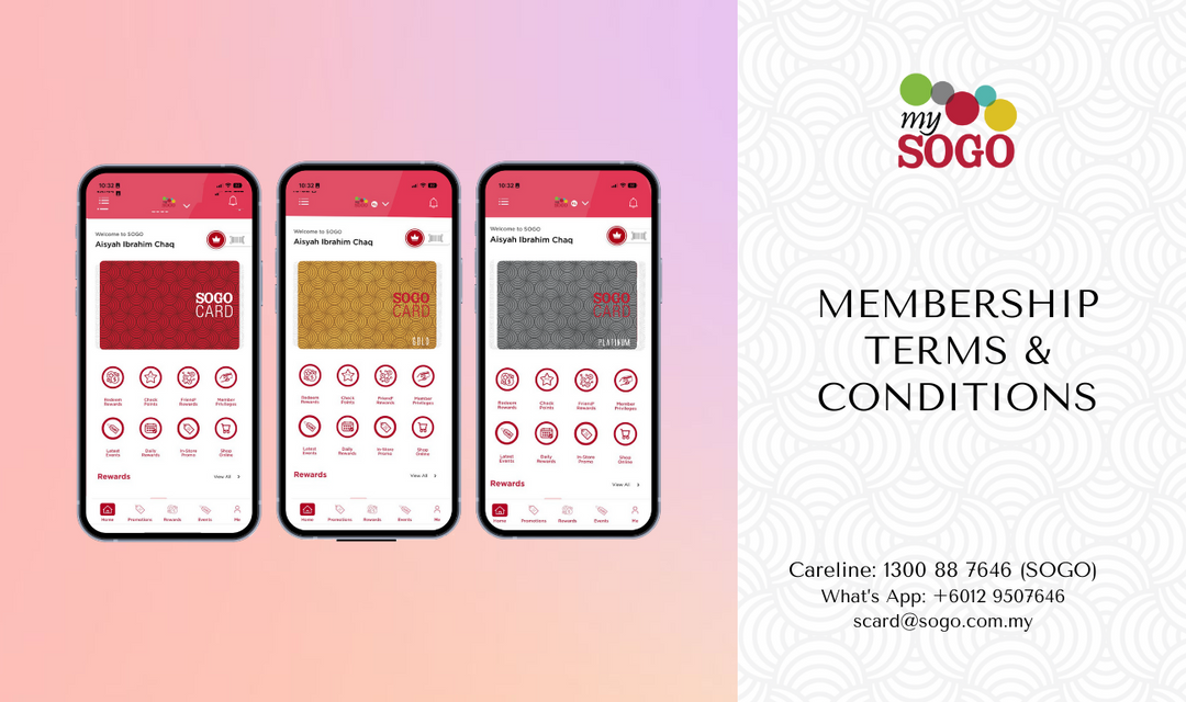 Sogo Member Terms & Conditions – SOGO Malaysia